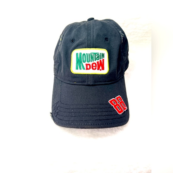 Nascar | Accessories | Jr Nation Mountain Dew Black Distressed Dale Jr ...
